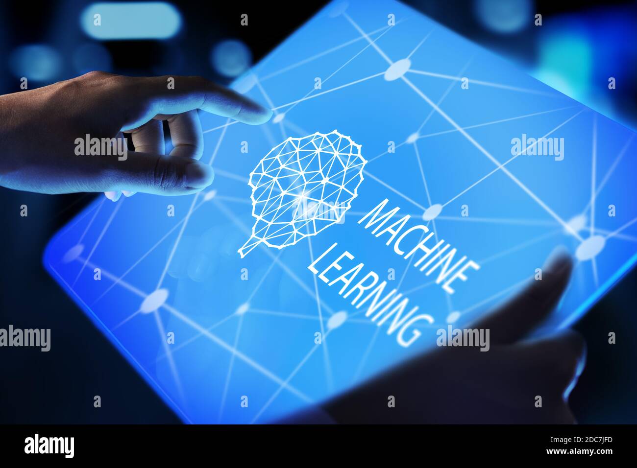Machine Deep learning algorithms and AI Artificial intelligence ...