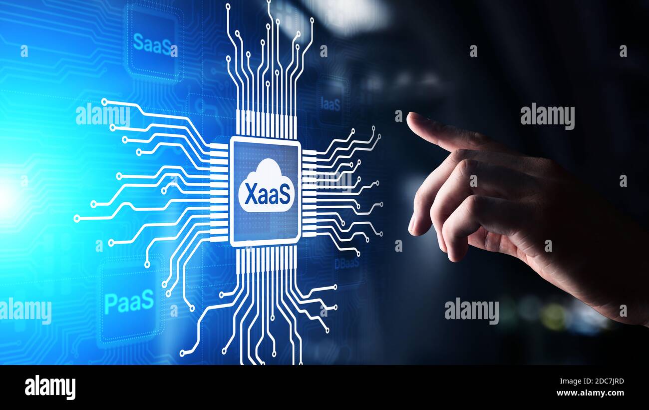 XaaS PaaS SaaS IaaS DBaaS Infrasstructure Service Data Base Platform ...
