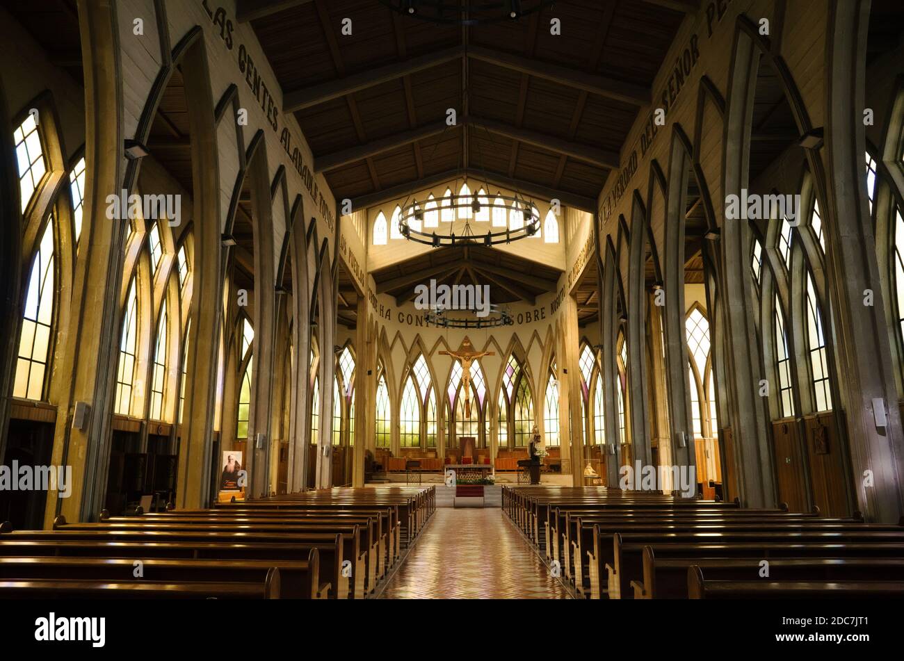Empty Cross Inside Church High Resolution Stock Photography and Images ...