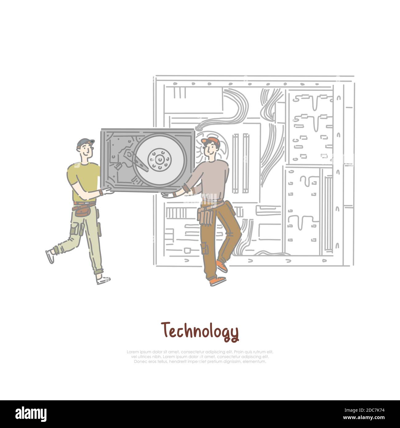 Hdd repair Stock Vector Images - Alamy