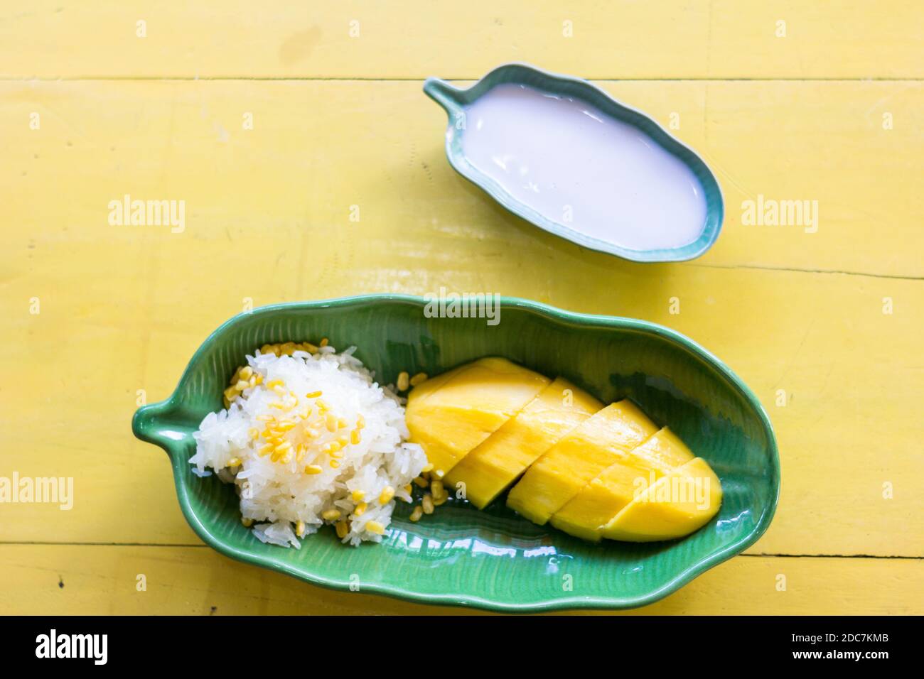 Mango sticky rice dessert in Phuket, Thailand Stock Photo - Alamy