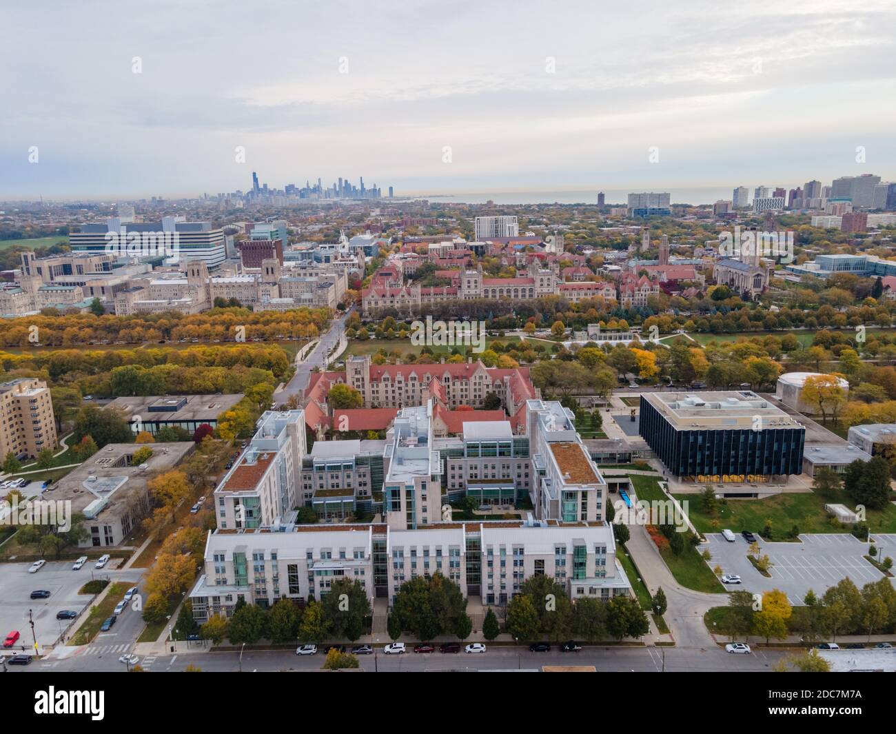 Aerial Views of Loyola University Chicago Stock Photo - Alamy