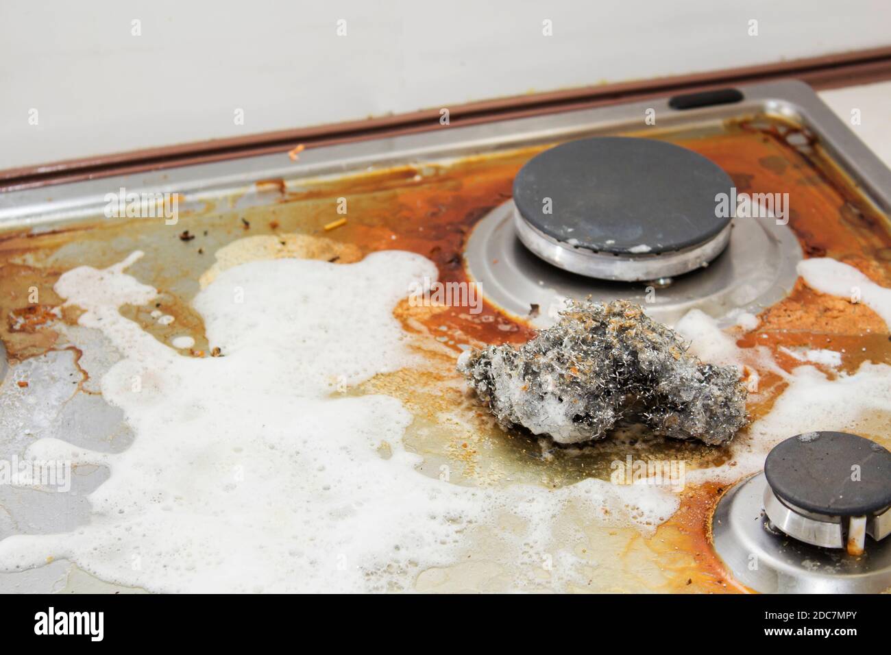 Dirty gas stove hi-res stock photography and images - Alamy