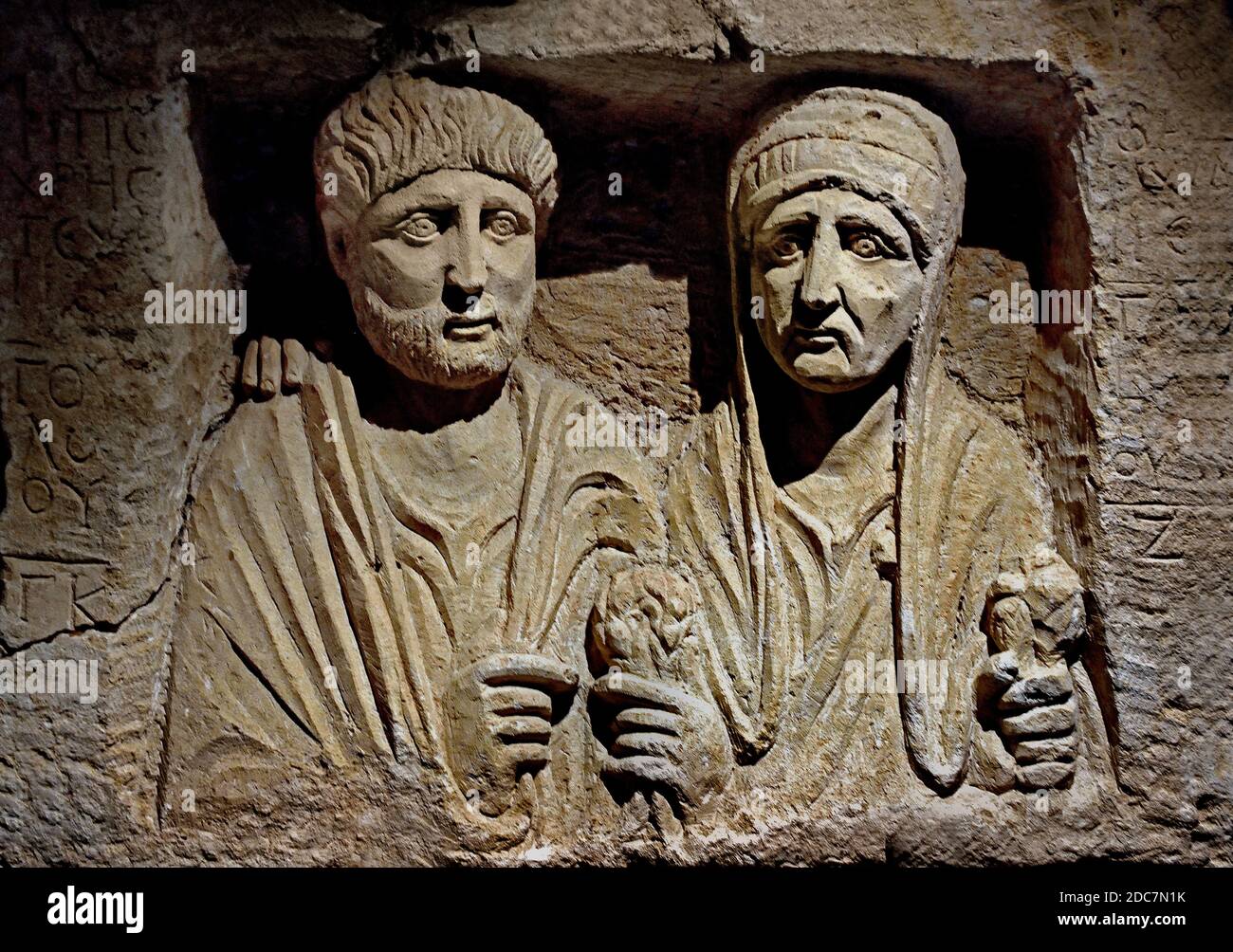 Funeral stele of the Middle Euphrates II Century AD Zeugma or ...