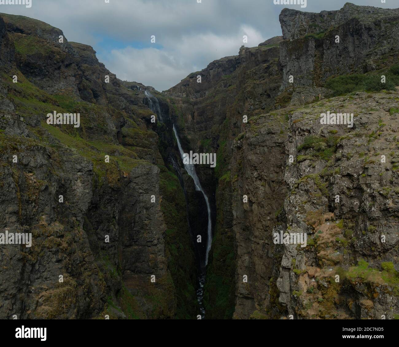 Glymur waterfall in Iceland Stock Photo - Alamy