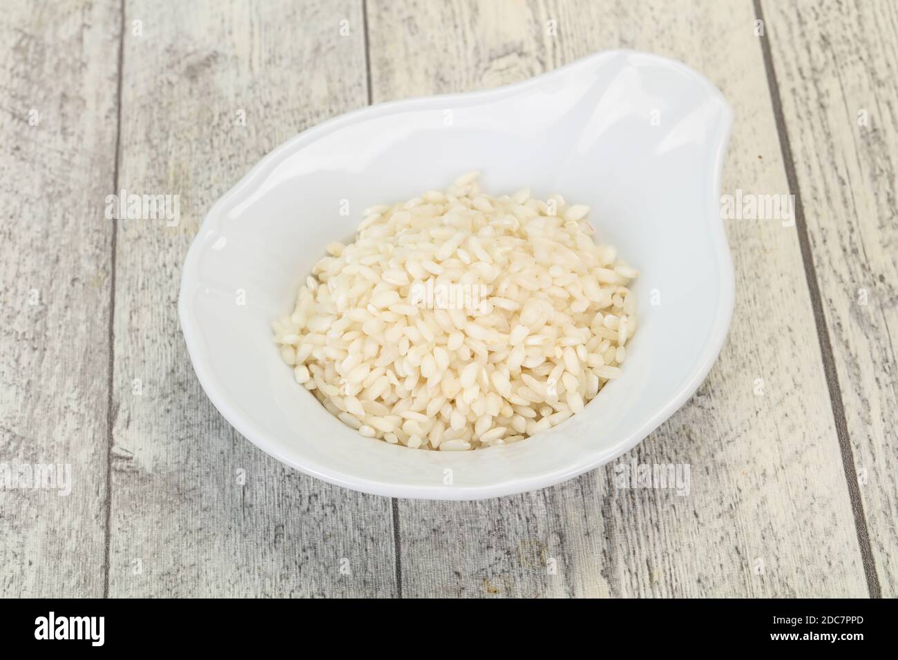 Raw Arborio rice for Italian risotto Stock Photo - Alamy