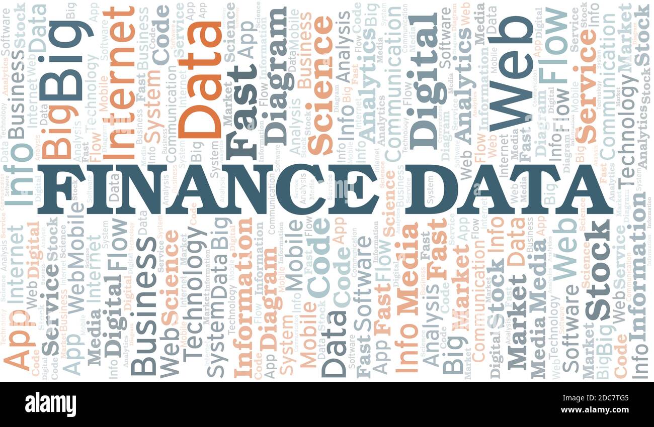 Finance word Stock Vector Images - Alamy
