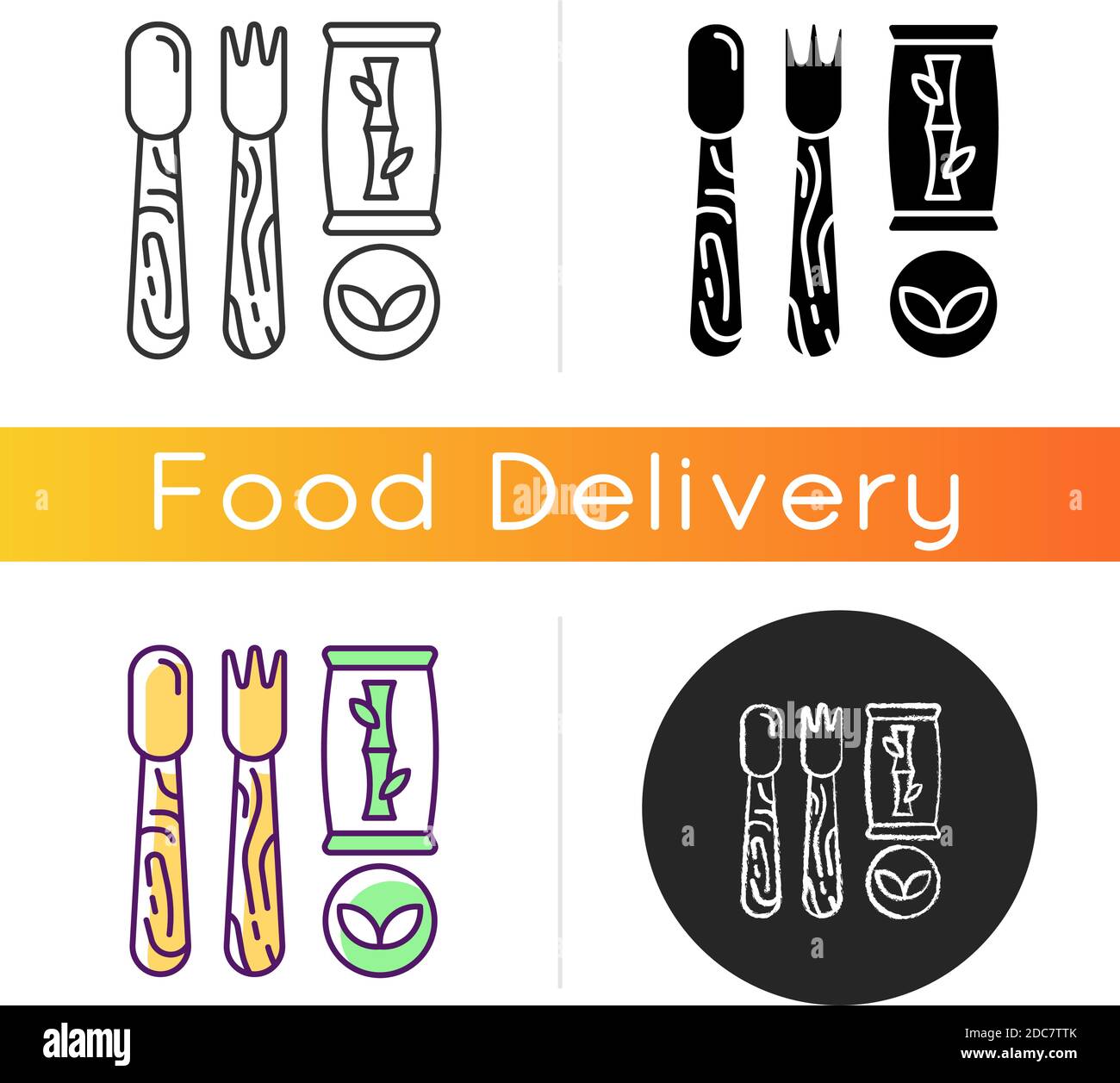 Disposable cutlery icon Stock Vector Image & Art - Alamy