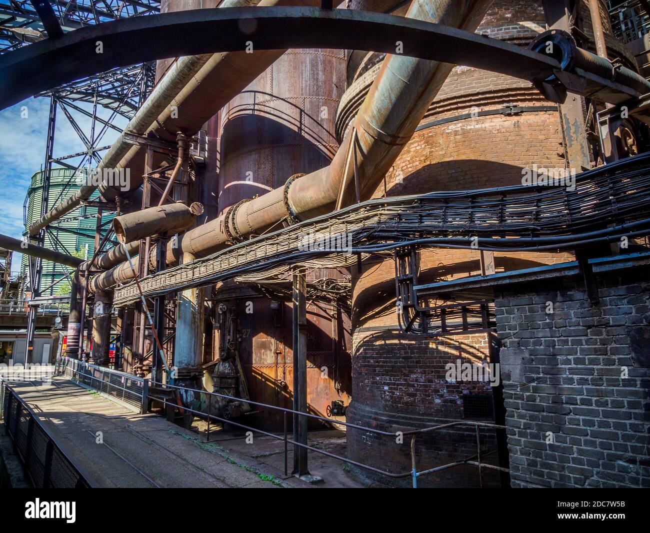 Völklingen Hutte Ironworks World Heritage Site, Saarbrücken, Saarland ...