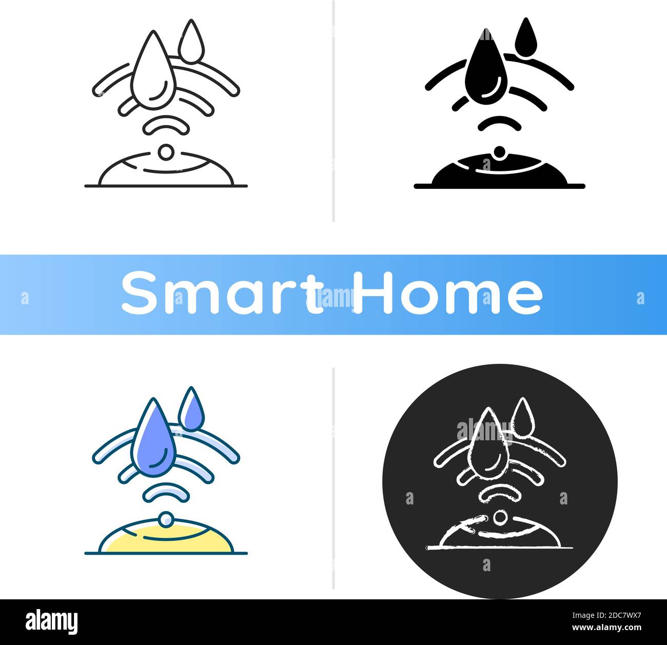 Faucet sensor Stock Vector Images - Alamy