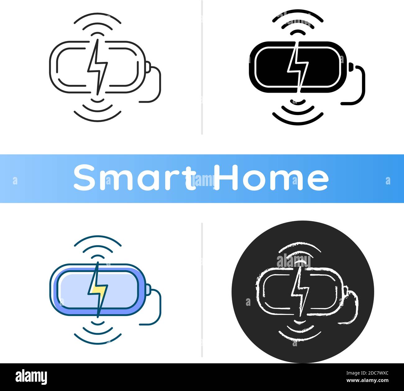 Wireless charging station icon Stock Vector Image & Art - Alamy
