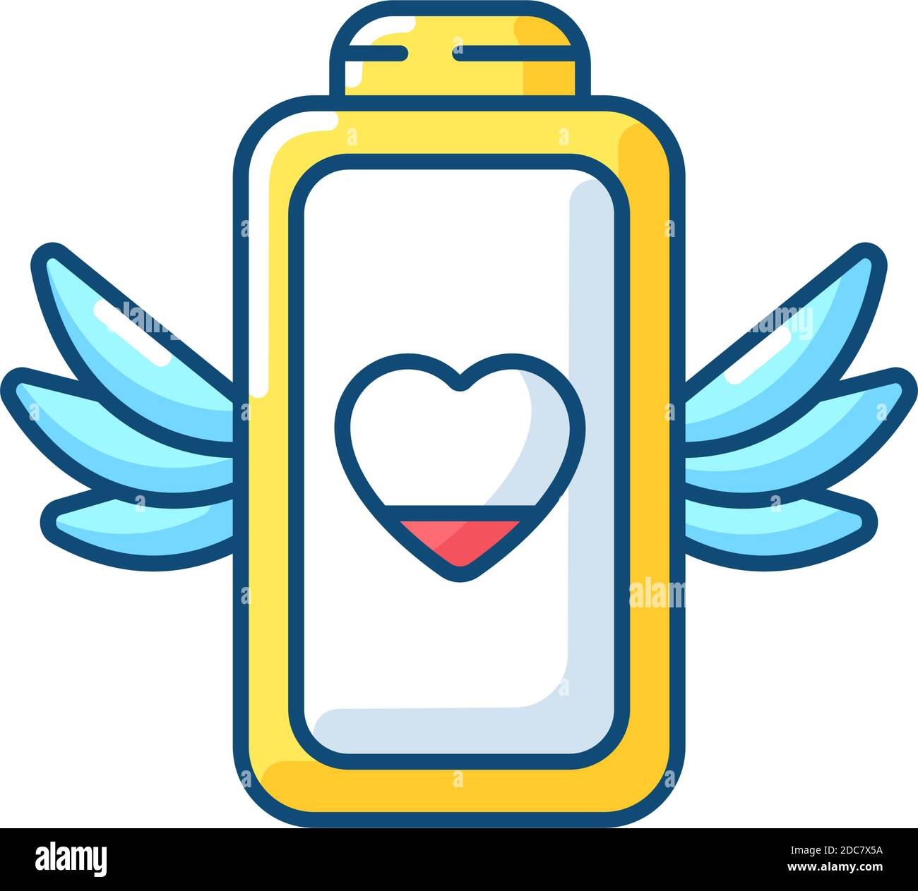 Cartoon smartphone battery level Stock Vector Images - Alamy