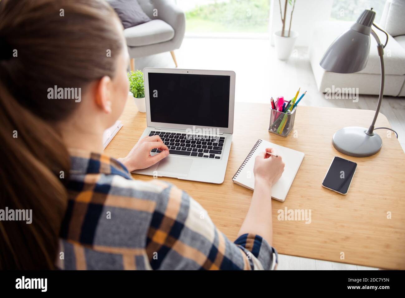 University student laptop behind screen hi-res stock photography and ...