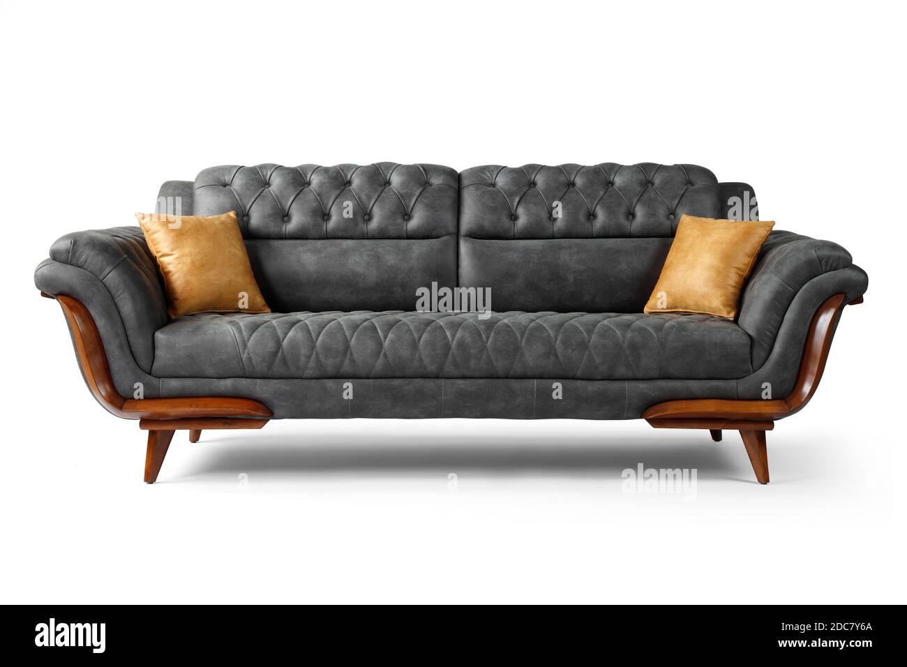 Modern comfort furniture on a white background Stock Photo - Alamy