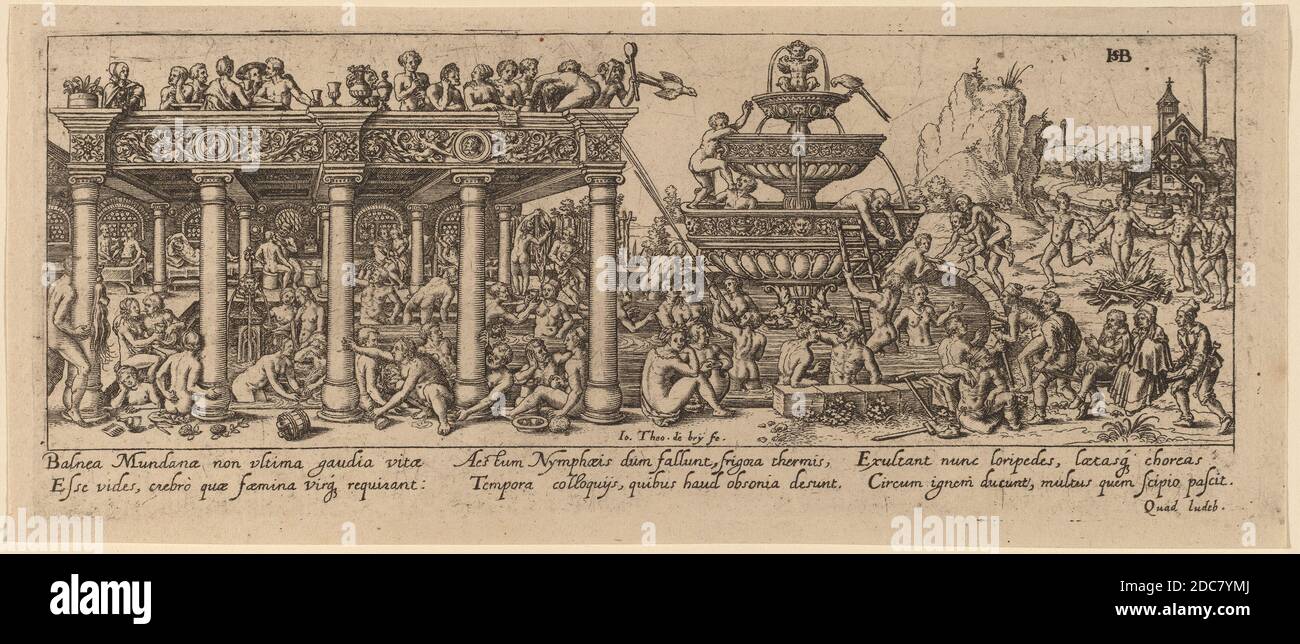 Jan Theodor de Bry, (artist), Flemish, 1561 - 1623, Barthel Beham ...