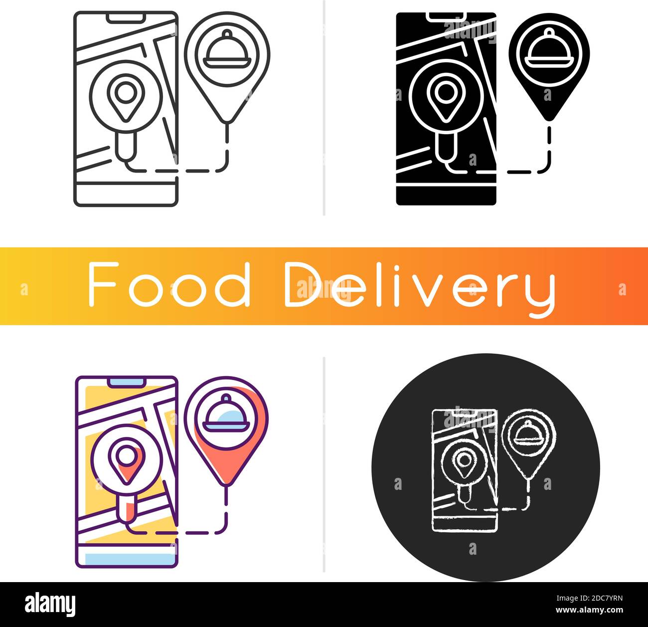 Real-time order tracking icon Stock Vector Image & Art - Alamy