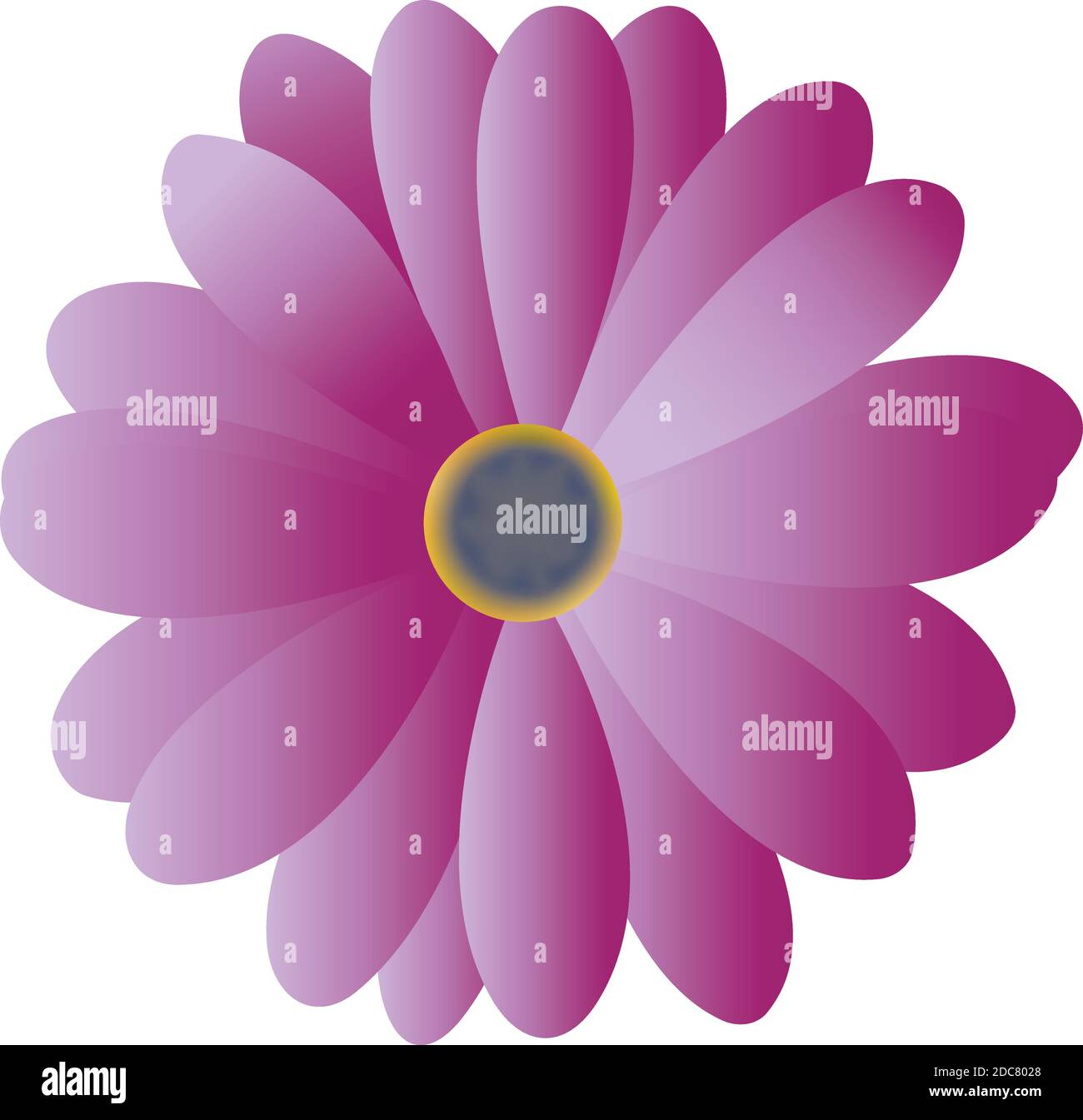 Purple flower vector hi-res stock photography and images - Alamy