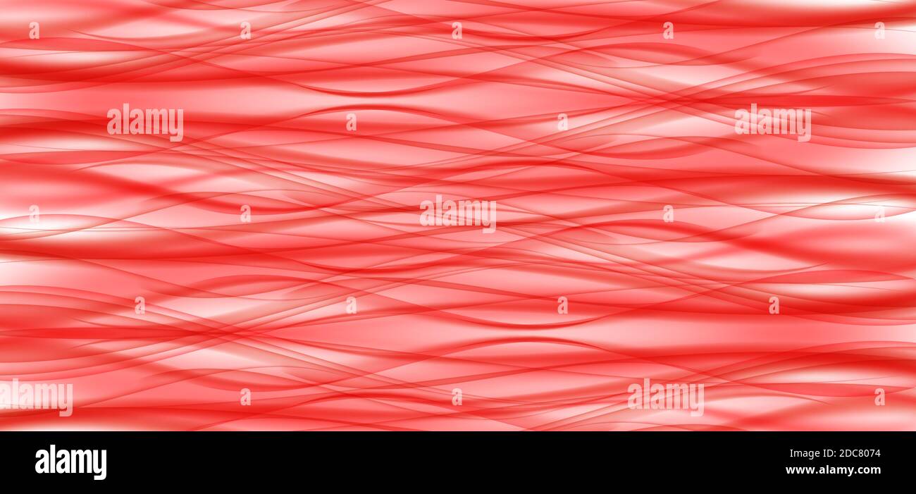 Abstract Red Wave on White Background. Illustration Stock Photo - Alamy