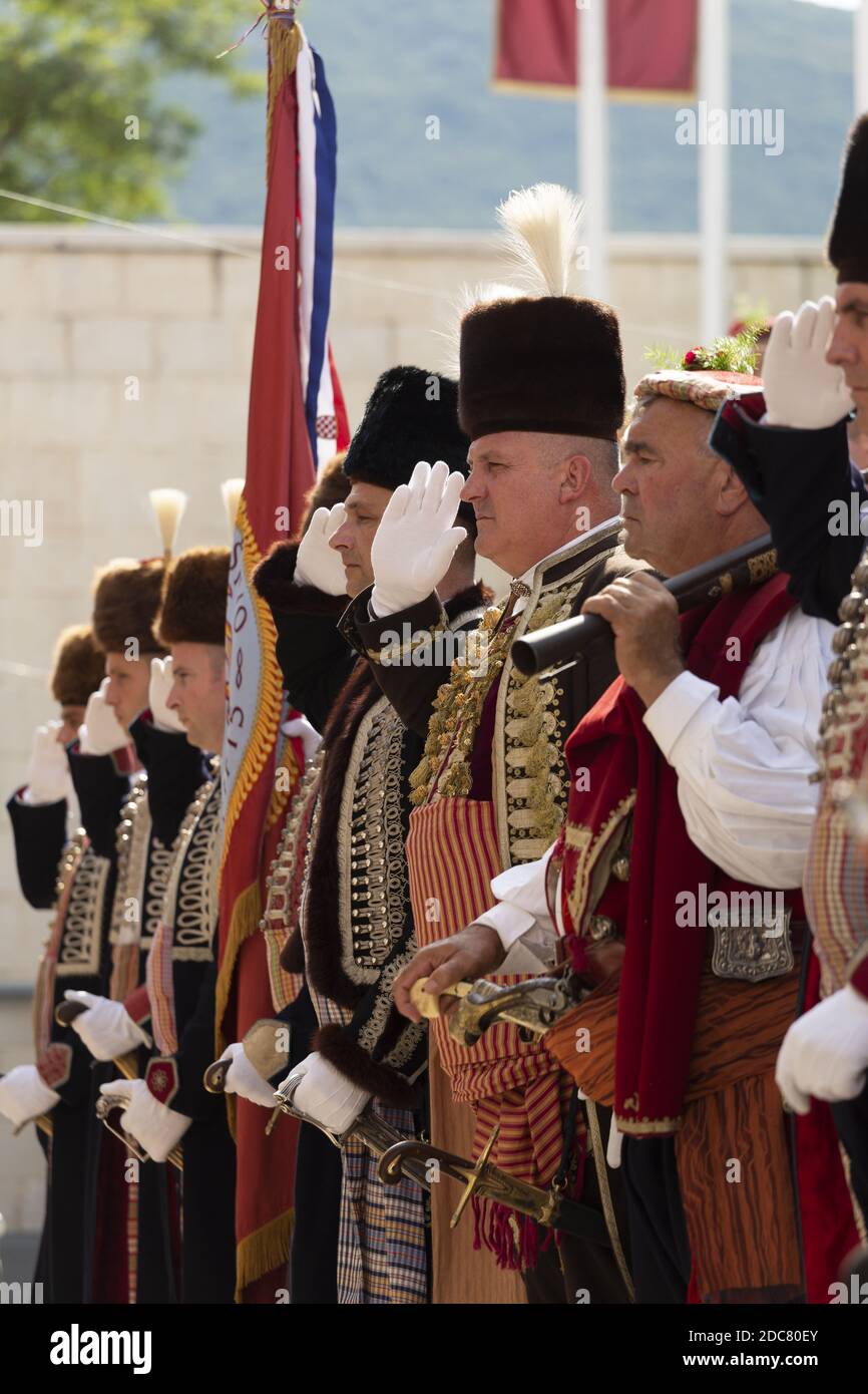 Alka of Sinj Croatia Europe Horse equestrian tradition Stock Photo - Alamy