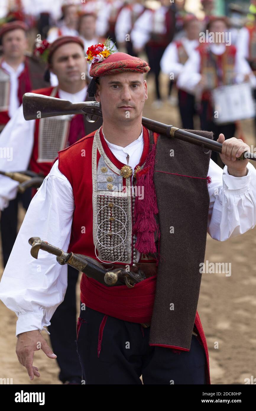 Alka of Sinj Croatia Europe Horse equestrian tradition Stock Photo - Alamy