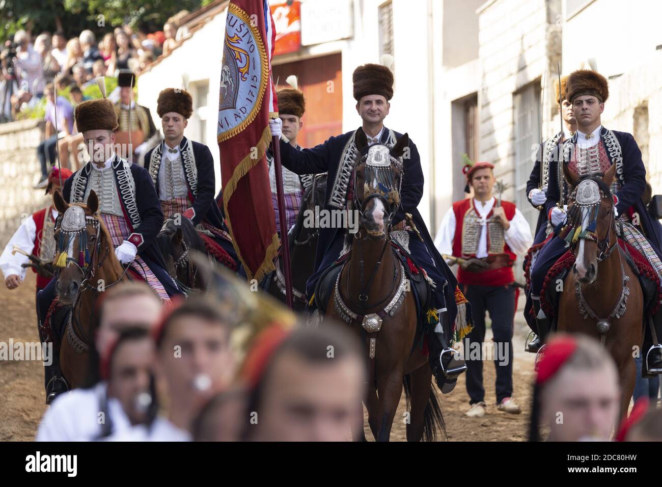 Alka of Sinj Croatia Europe Horse equestrian tradition Stock Photo - Alamy