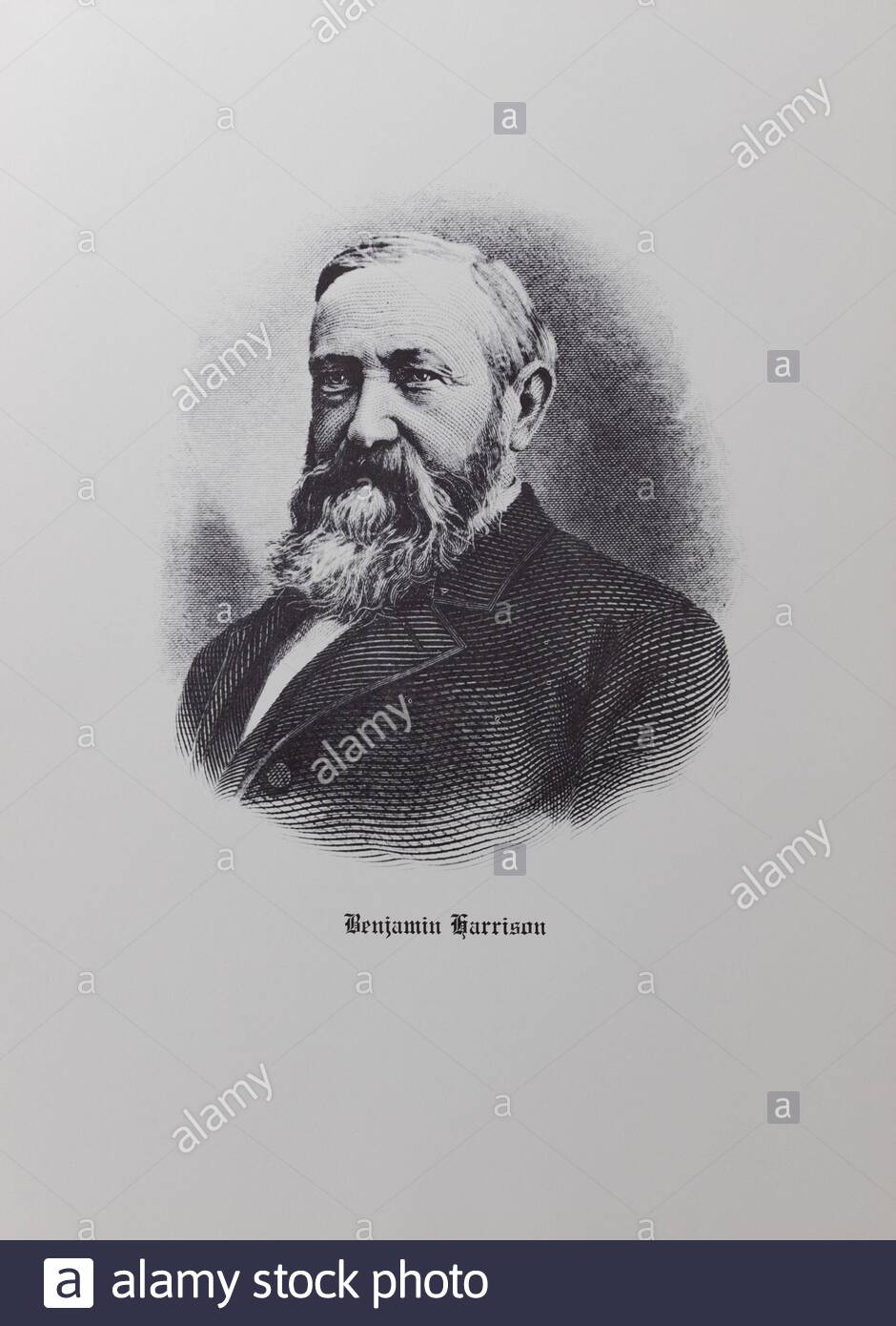 President Benjamin Harrison High Resolution Stock Photography and ...