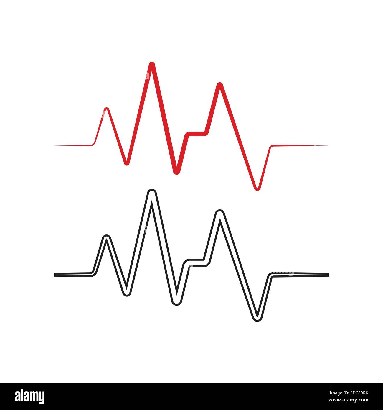 Heart beat pulse line hospital Stock Vector Image & Art - Alamy