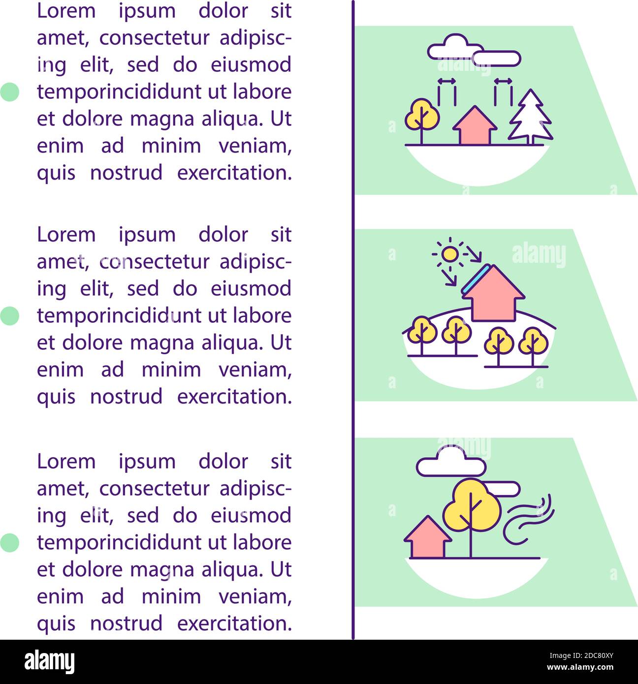 Landscaping concept icon with text Stock Vector Image & Art - Alamy