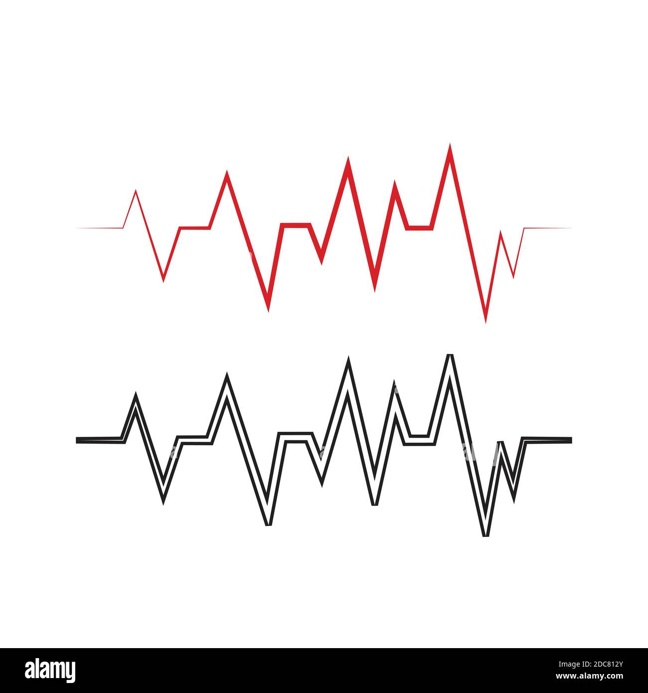 Heart beat pulse line hospital Stock Vector Image & Art - Alamy