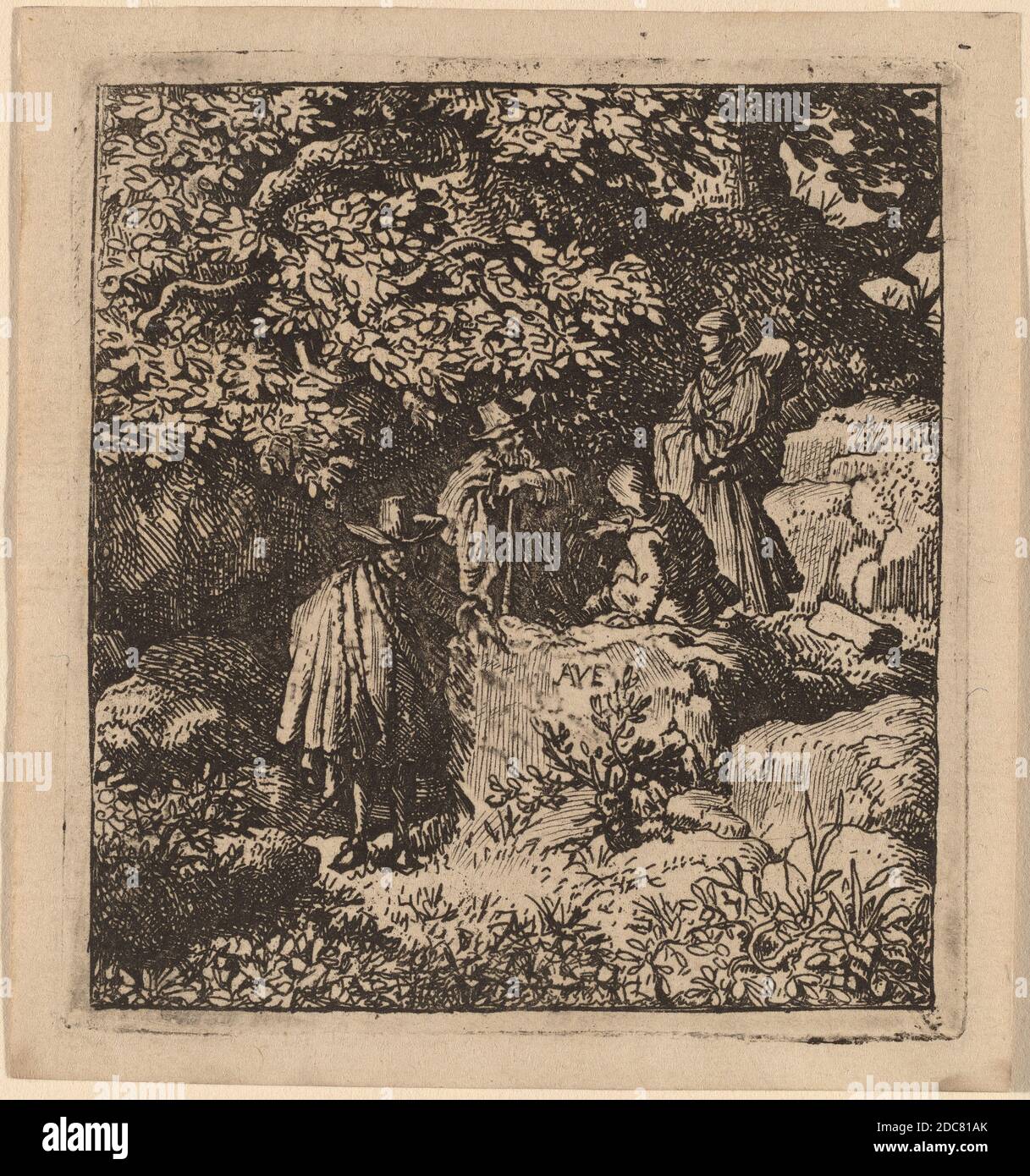 Four figures under a tree hi-res stock photography and images - Alamy