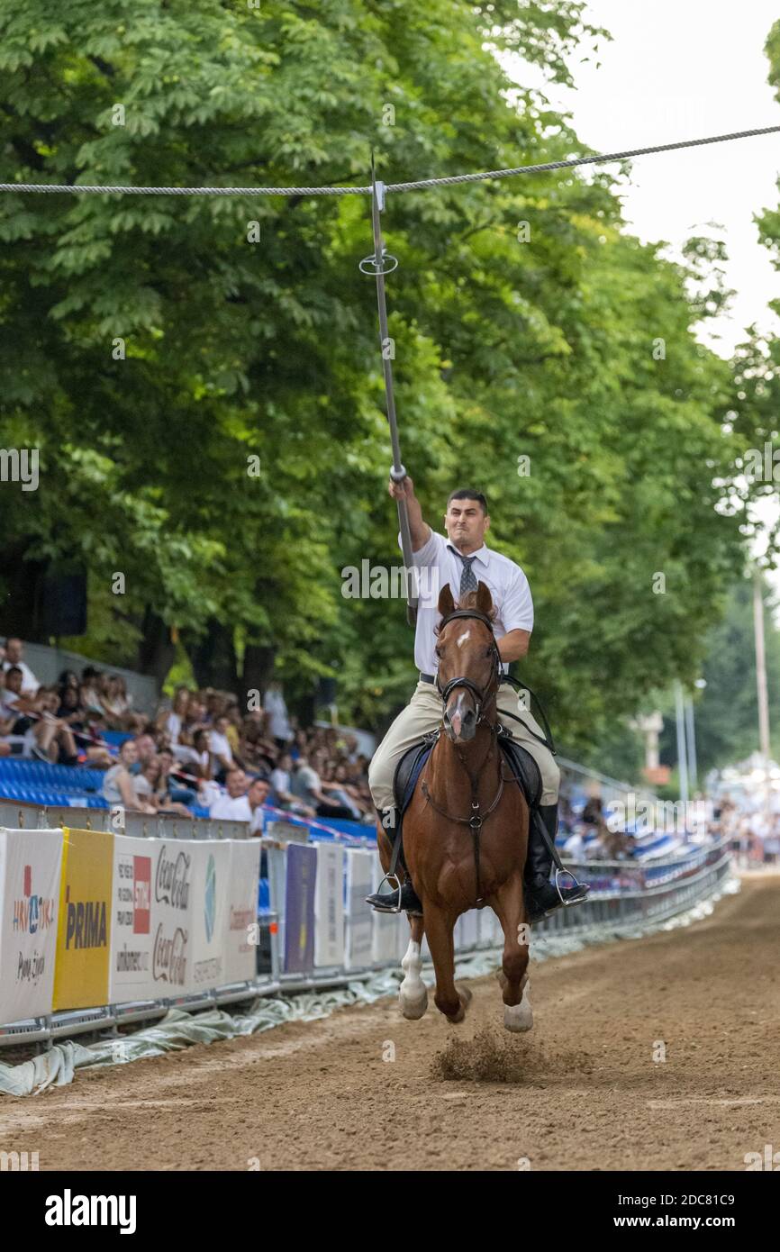 Alka of Sinj Croatia Europe Horse equestrian tradition Stock Photo - Alamy