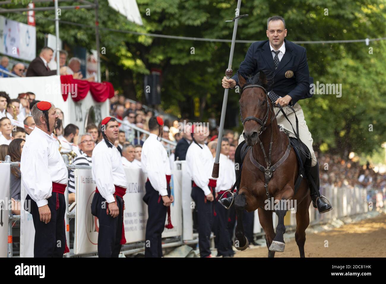 Alka of Sinj Croatia Europe Horse equestrian tradition Stock Photo - Alamy