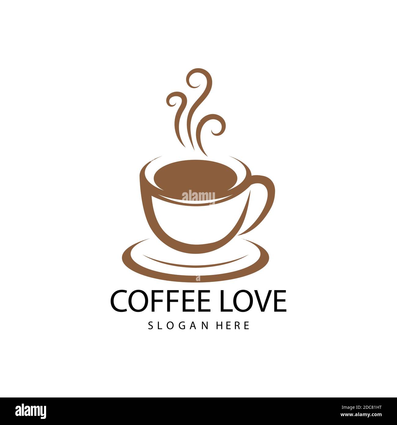 coffee logo icon vector illustration template Stock Vector Image & Art ...