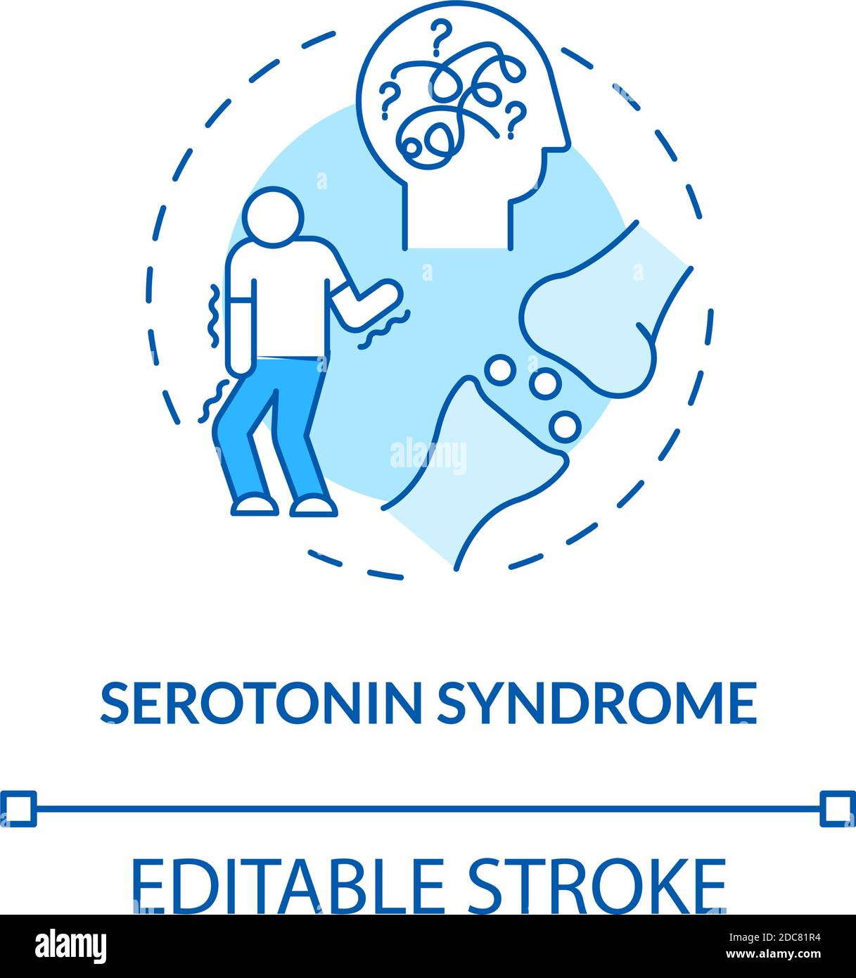 Serotonin syndrome concept icon Stock Vector Image & Art - Alamy