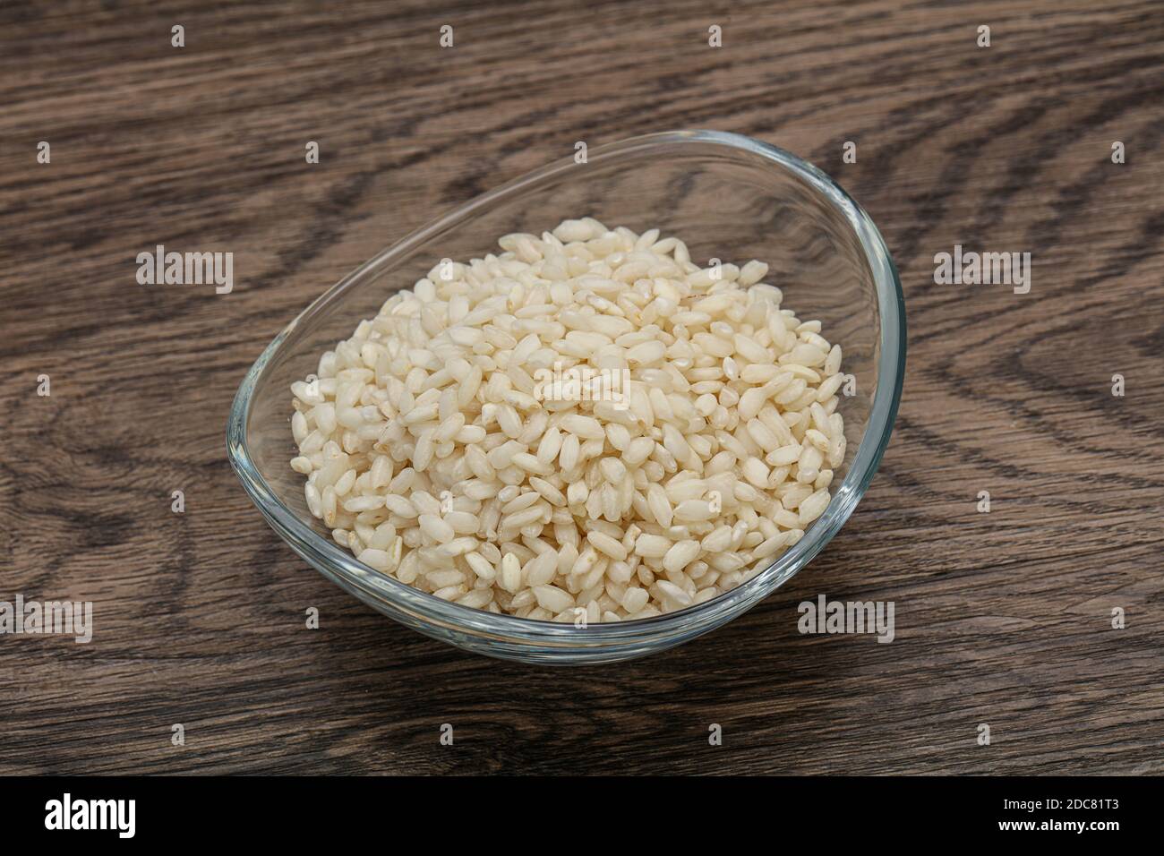 Raw Italian arborio rice for Risotto Stock Photo - Alamy