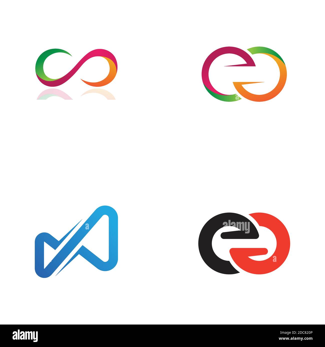Looped infinity mark hi-res stock photography and images - Alamy