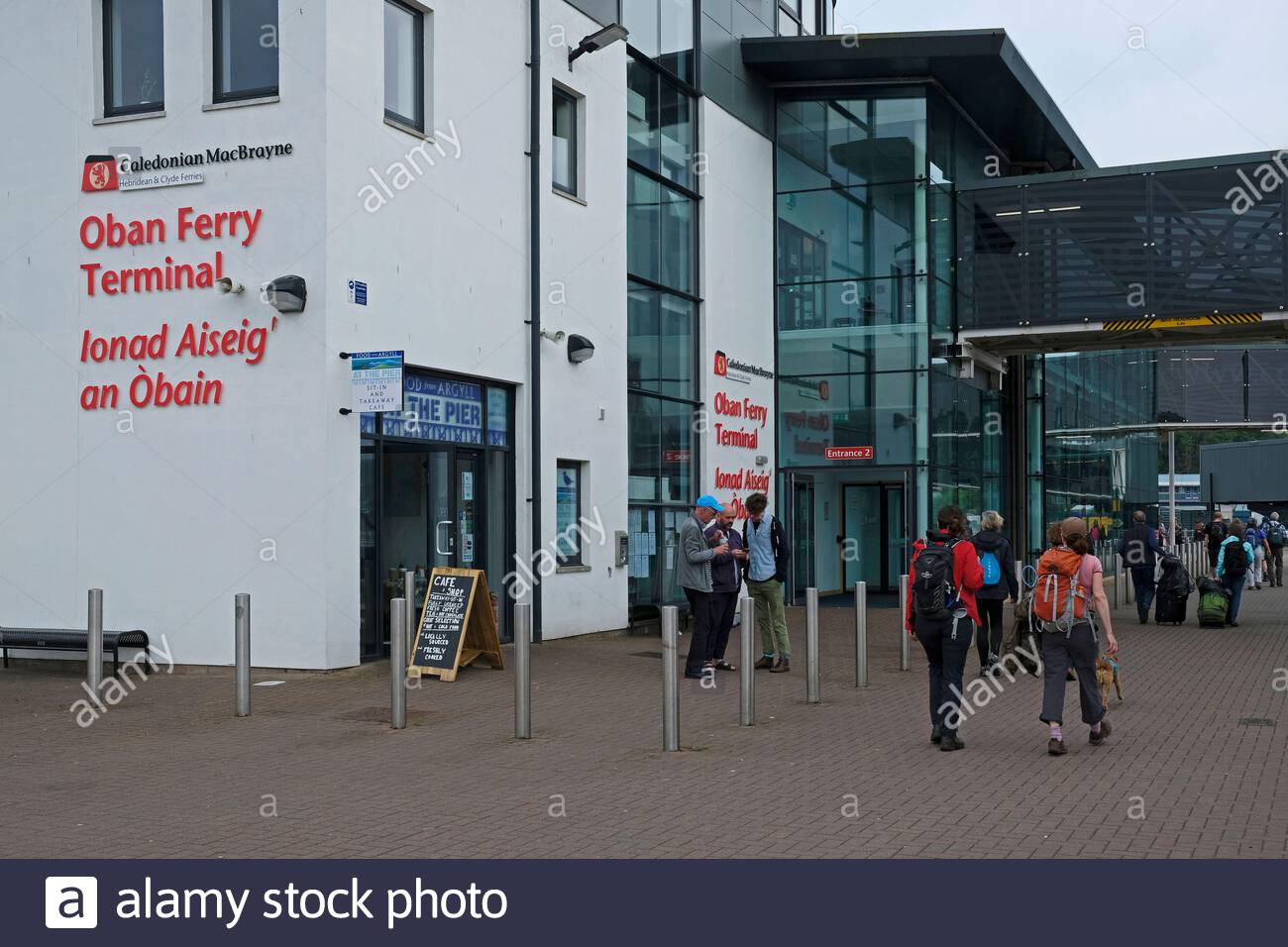 Oban ferry terminal passengers hi-res stock photography and images - Alamy