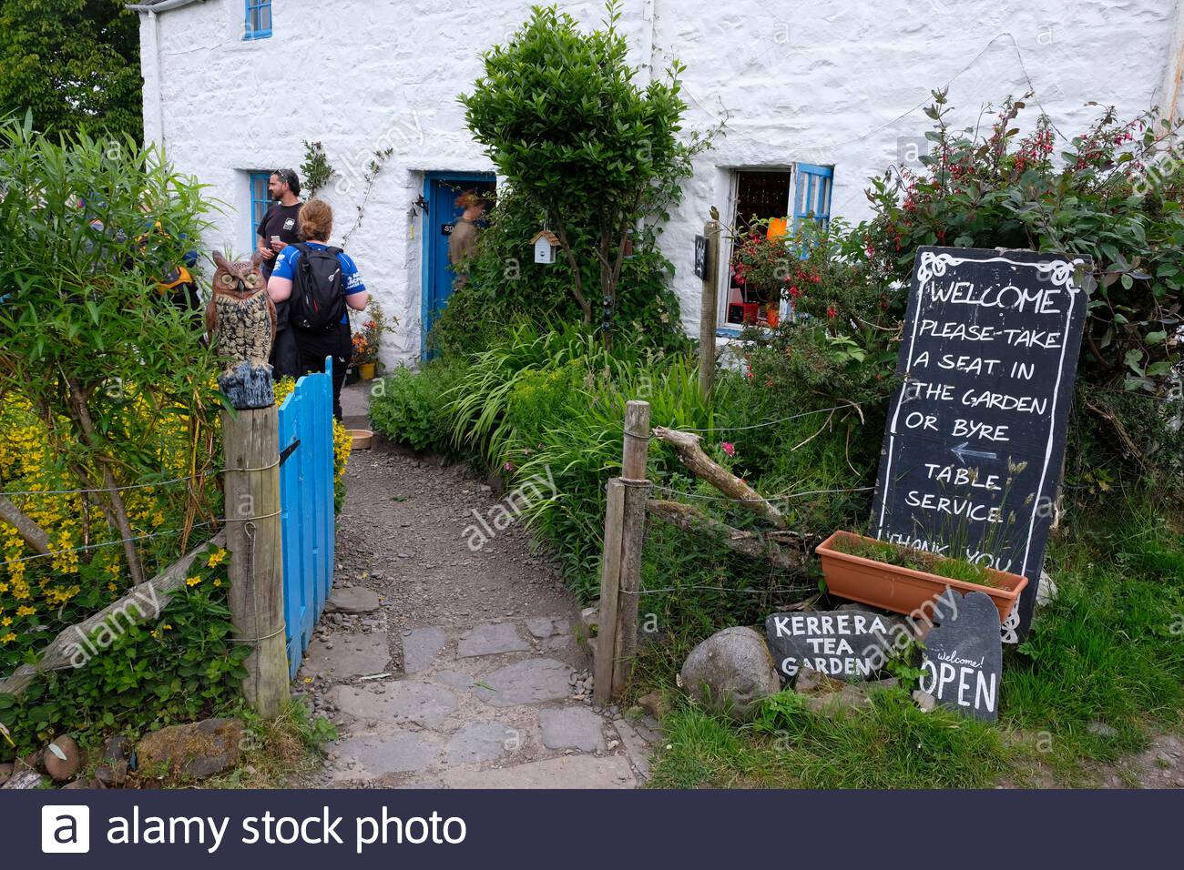 Kerrera Tea Garden Cafe, Island of Kerrera, Scotland Stock Photo - Alamy