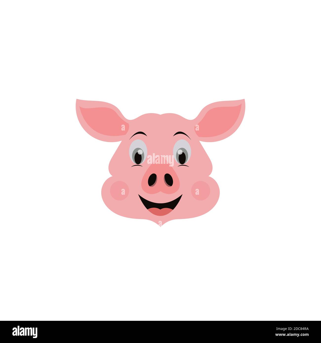 pig head vector icon logo Stock Vector Image & Art - Alamy