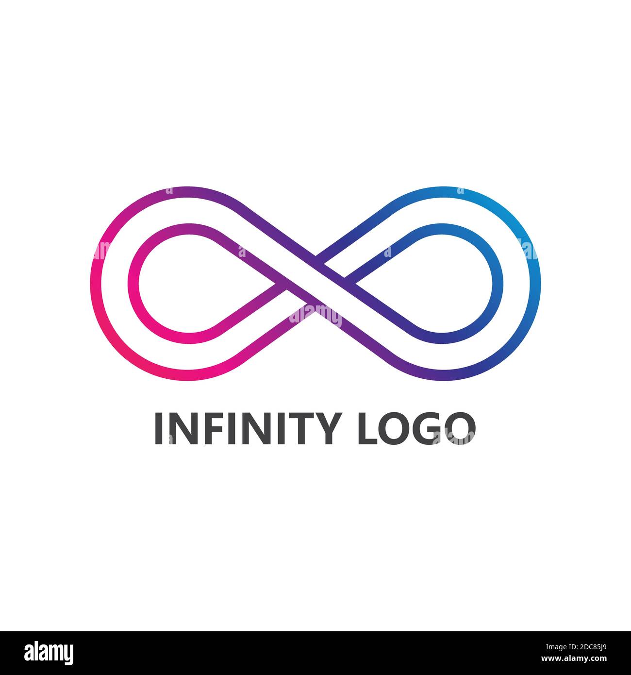 Infinity Design Vector icon illustration Logo template design Stock ...