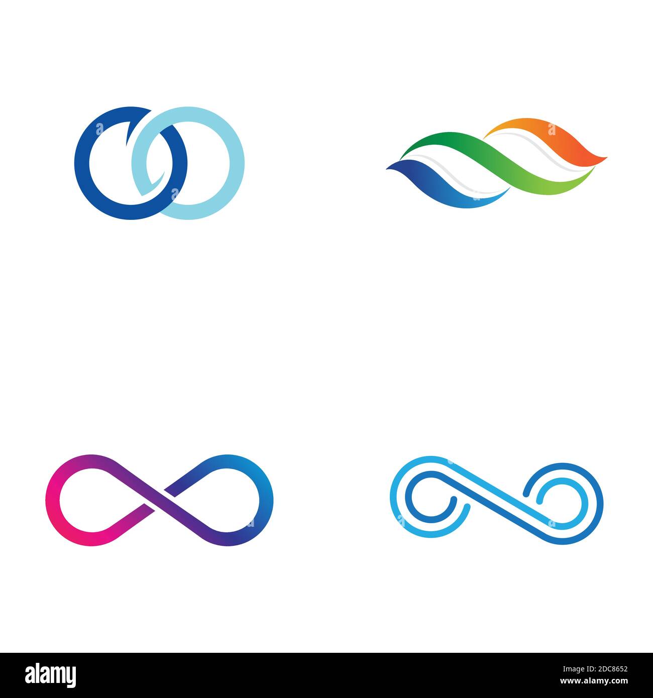 Infinity Design Vector icon illustration Logo template design Stock ...
