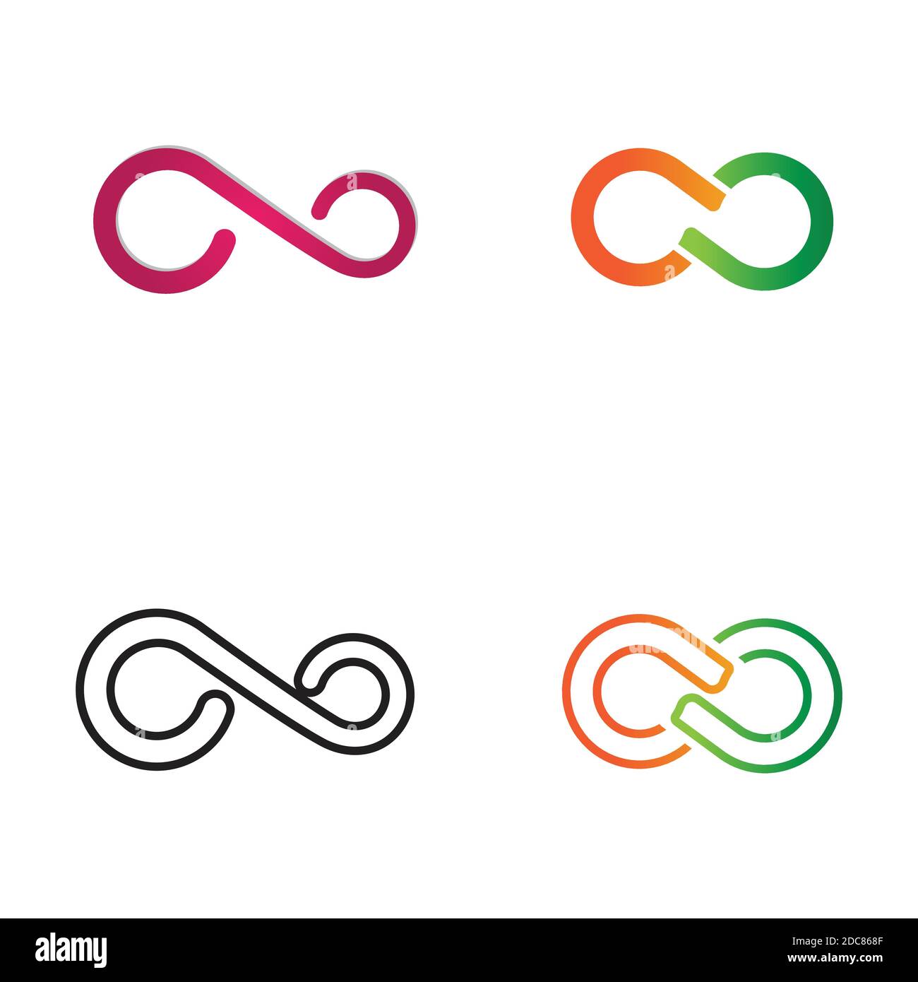 Infinity Design Vector icon illustration Logo template design Stock ...