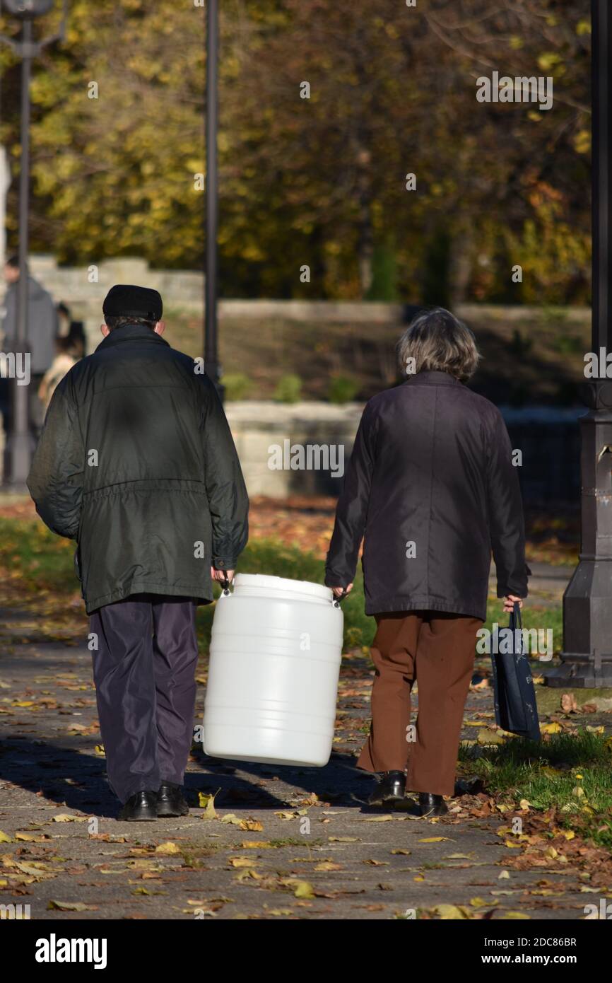 Plastic barrel hi-res stock photography and images - Alamy
