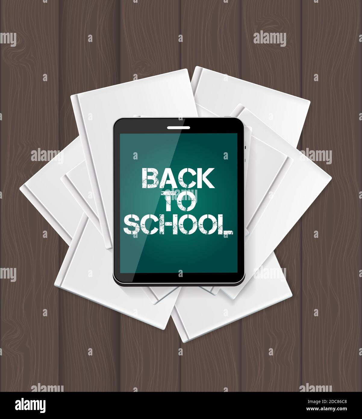 Abstract Back to School Background. Illustration Stock Photo - Alamy
