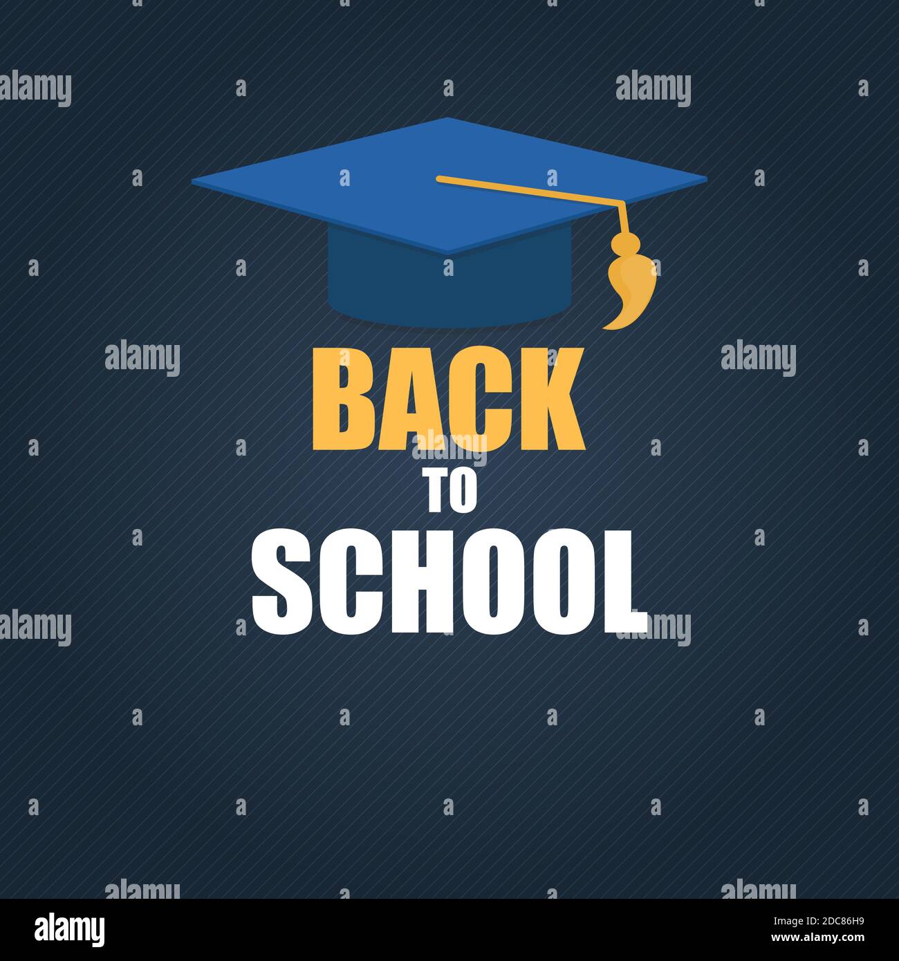 Abstract Back to School Background. Illustration Stock Photo - Alamy