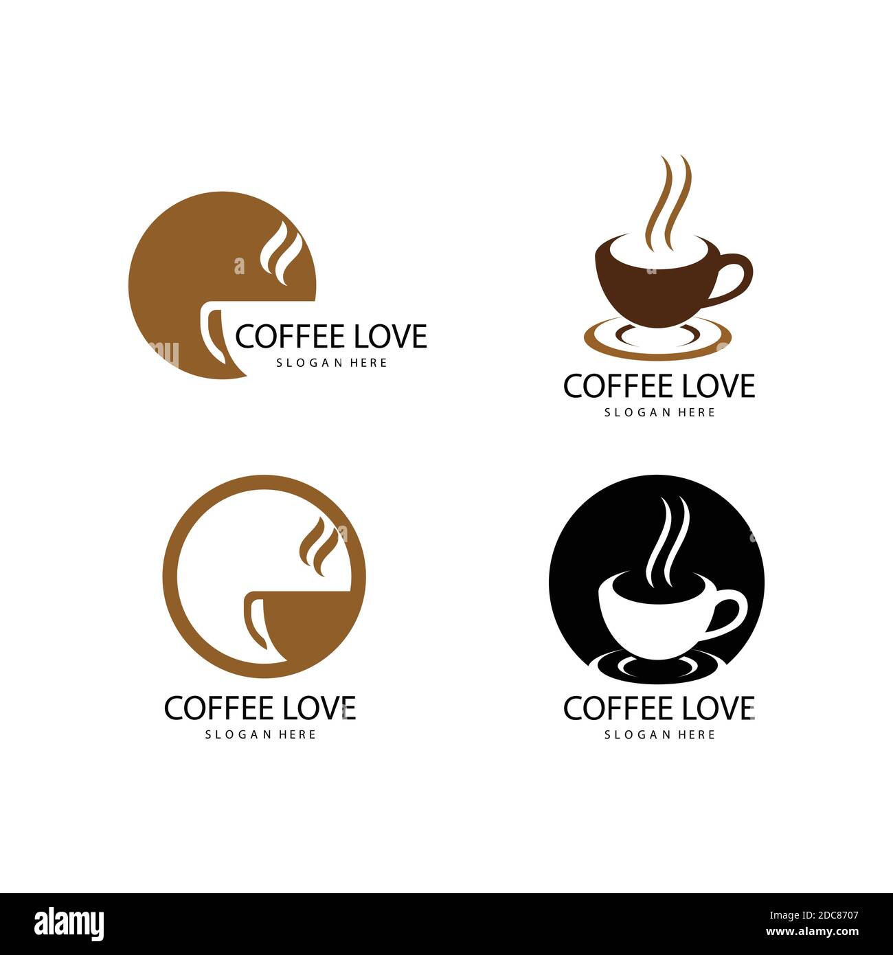 coffee logo icon vector illustration template Stock Vector Image & Art ...