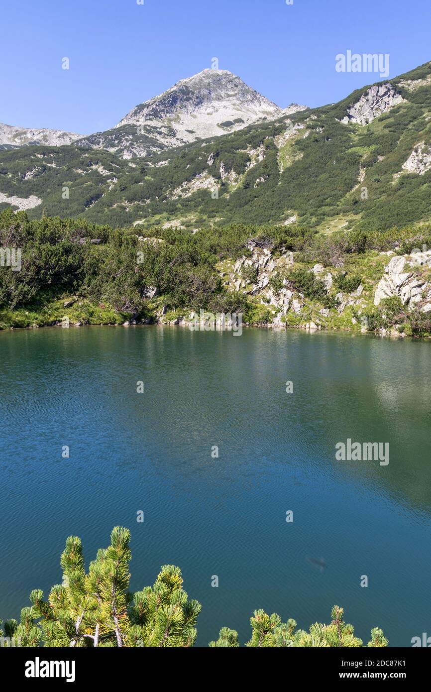 Landscape with Okoto (The Eye) Lake, Pirin Mountain, Bulgaria Stock ...