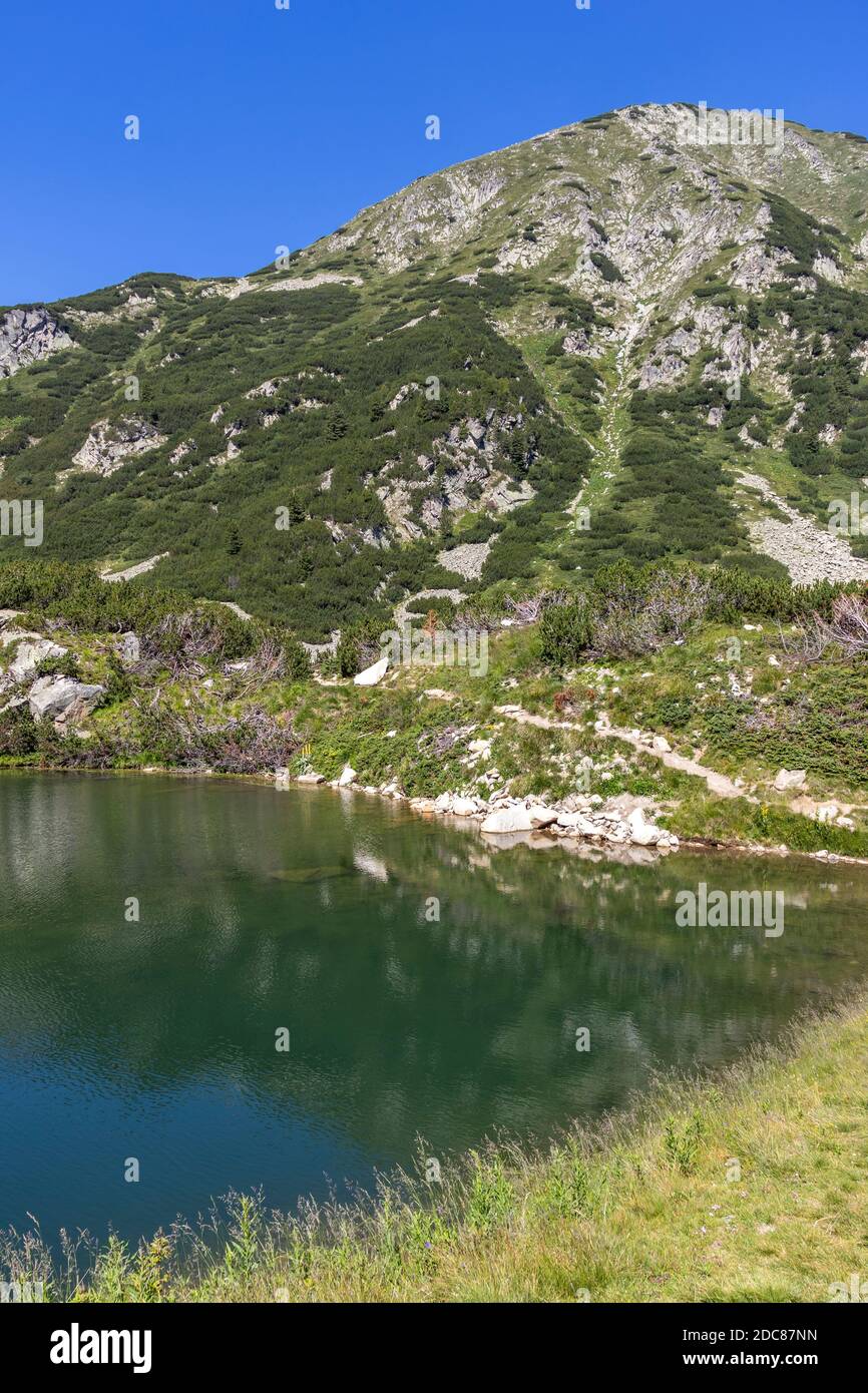 Landscape with Okoto (The Eye) Lake, Pirin Mountain, Bulgaria Stock ...