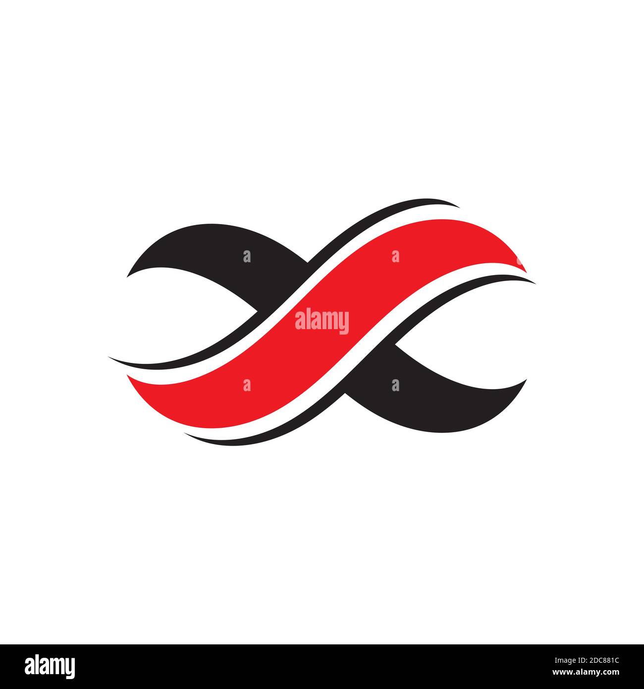 Infinity rainbow Vector icon illustration Logo template design Stock ...