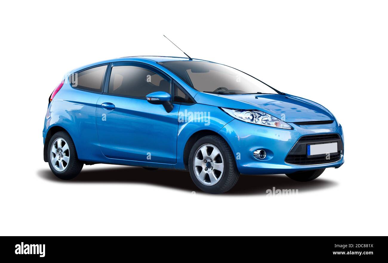 German sport hatchback car isolated on white background Stock Photo - Alamy